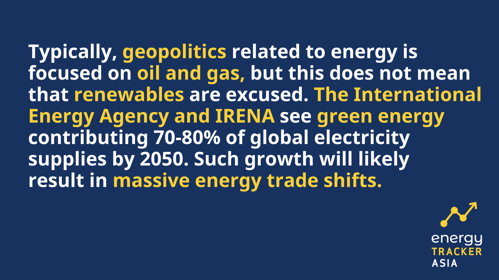 Geopolitics and the Importance of the Energy Policy Environment