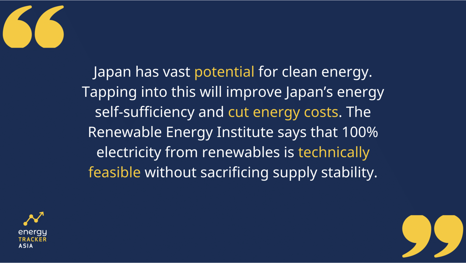 Accelerating Japan's Energy Transition